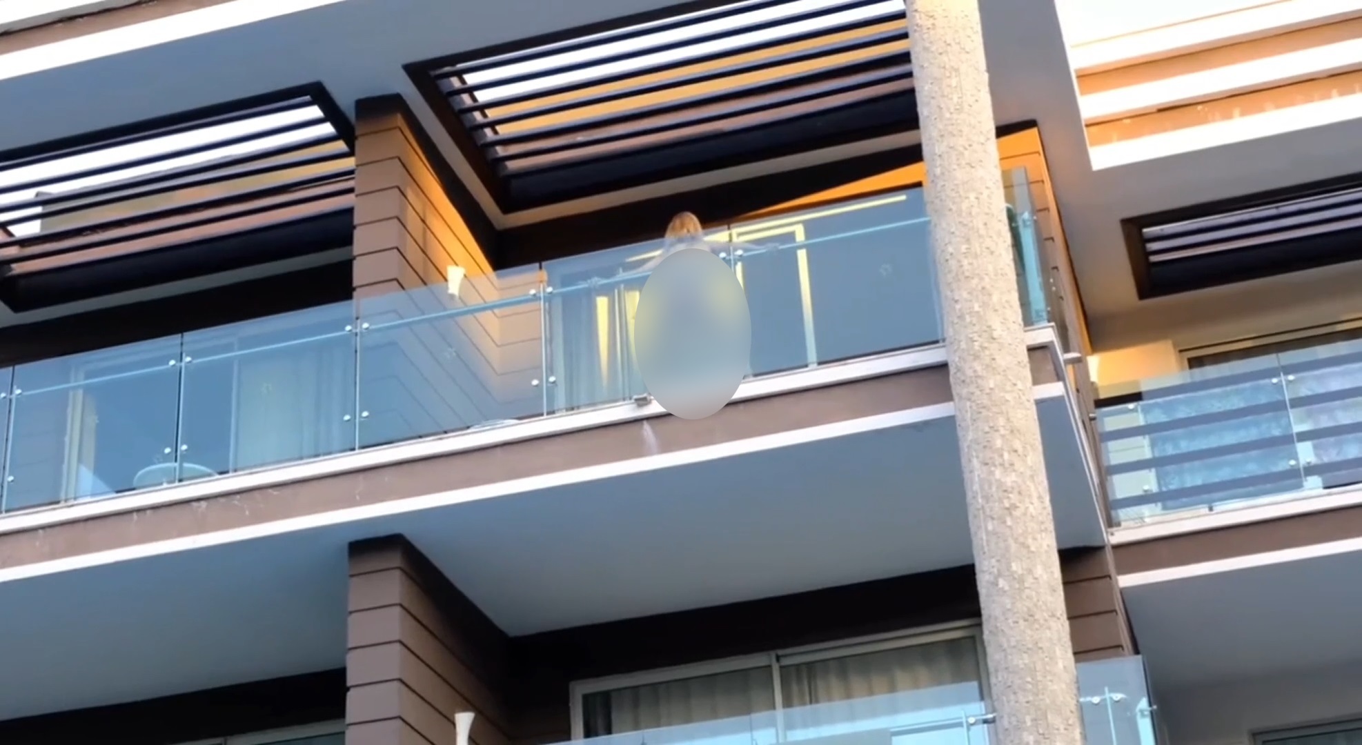 When you find your neighbor on the balcony - MewTub.com